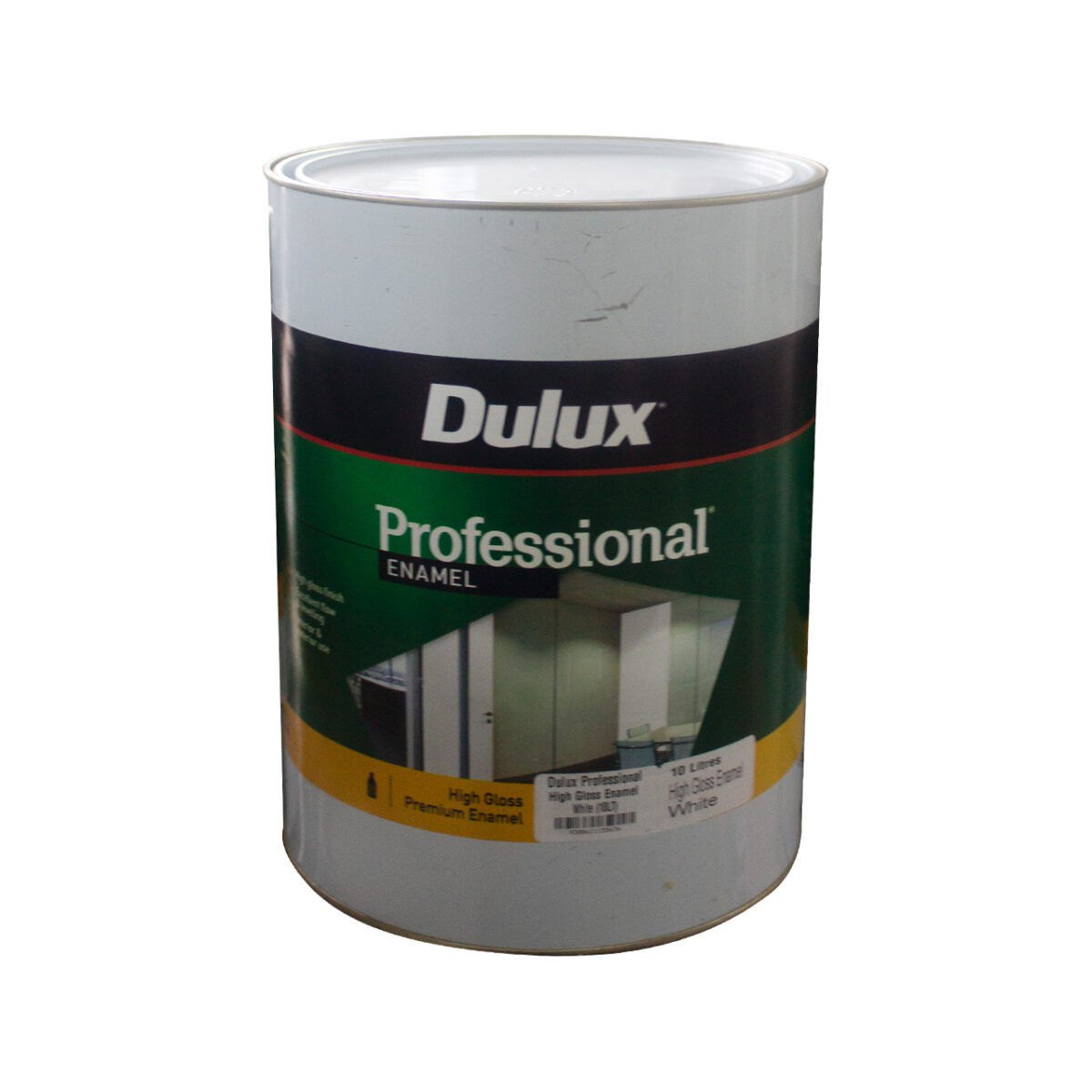 Dulux Professional Enamel High Gloss Paint – White 10L